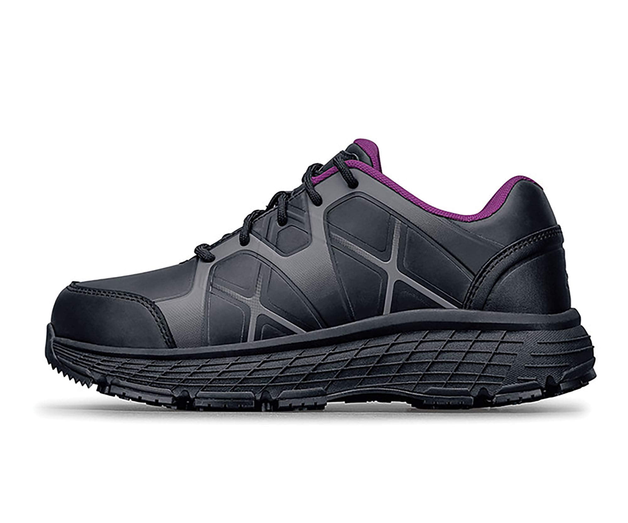 ACE Work Boots Women's Spear Aluminum Toe Industrial Shoe, Black, 8.5 ...