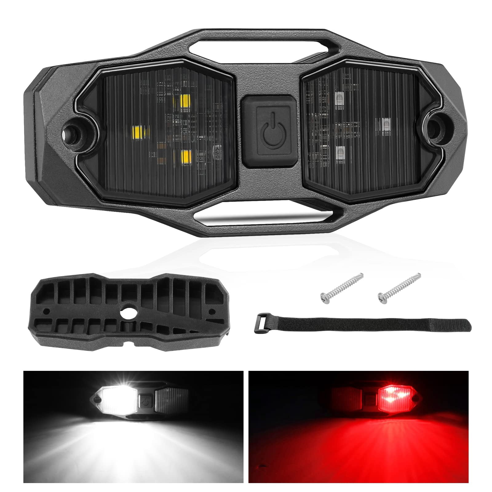 ACEC SHOP UTV Dome SSF20 Light, Universal Roll LED Dome Light Utility ...