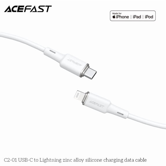 ACEFAST C2-01 USB-C to Lightning charging data cable - Walmart.com