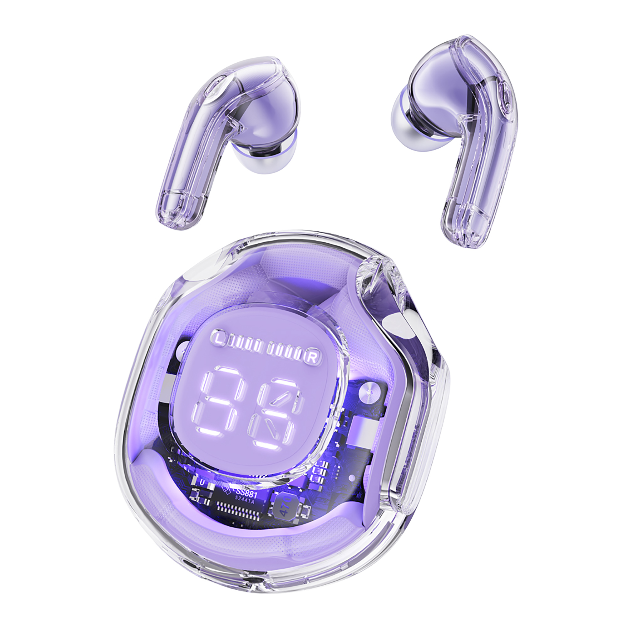 IFROGZ EarPollution Plugz with Mic - Purple - Walmart.com