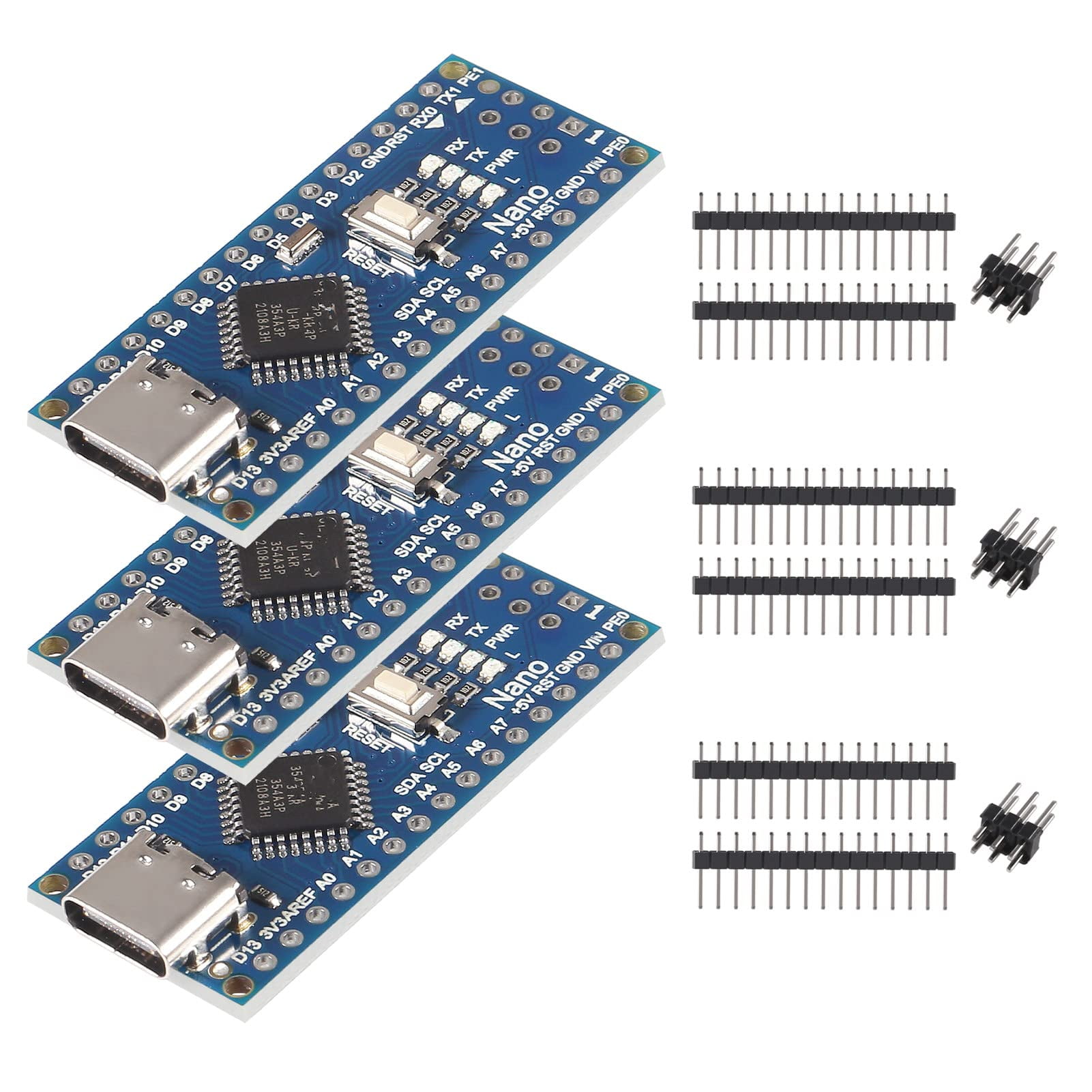 ACEIRMC 3pcs Type-C USB RRF12 CH340 5V 16MHz for Nano 3.0 ATmega328P ...