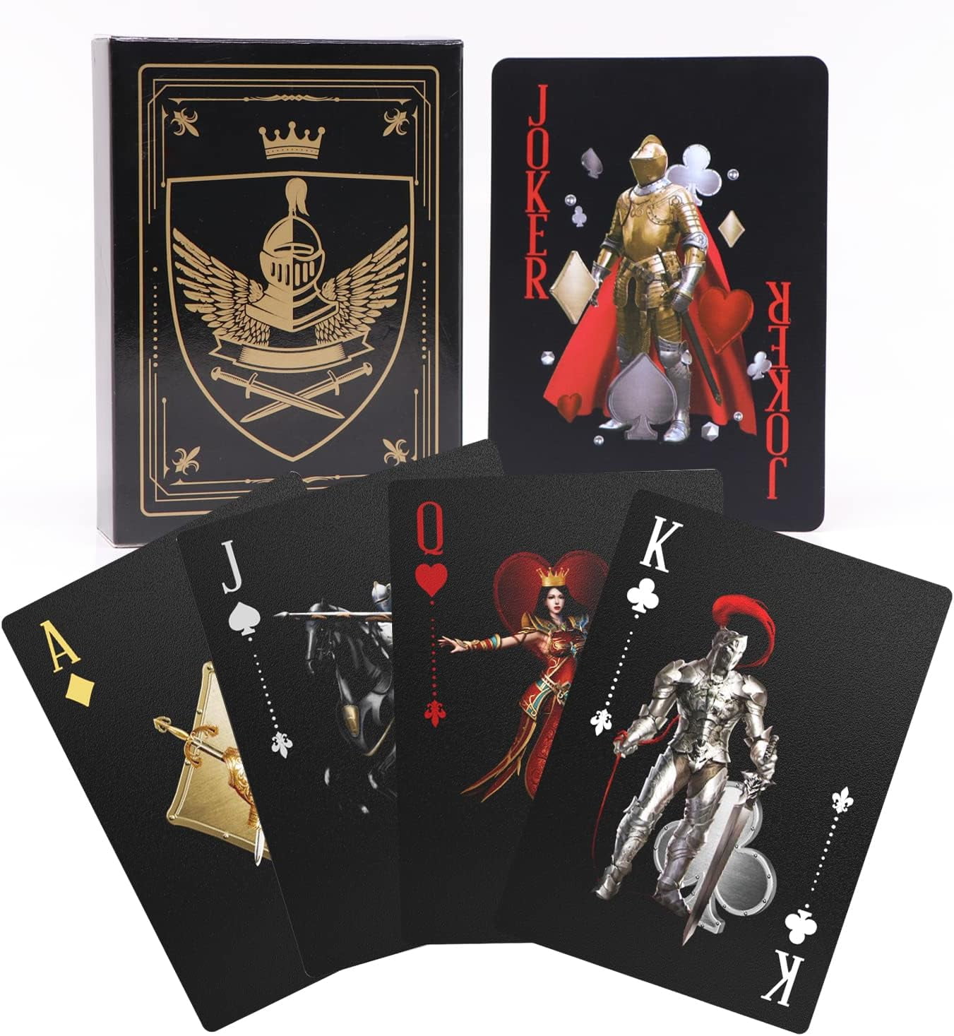 ACELION Waterproof Clear Playing Cards, Plastic Playing Cards, Deck of ...