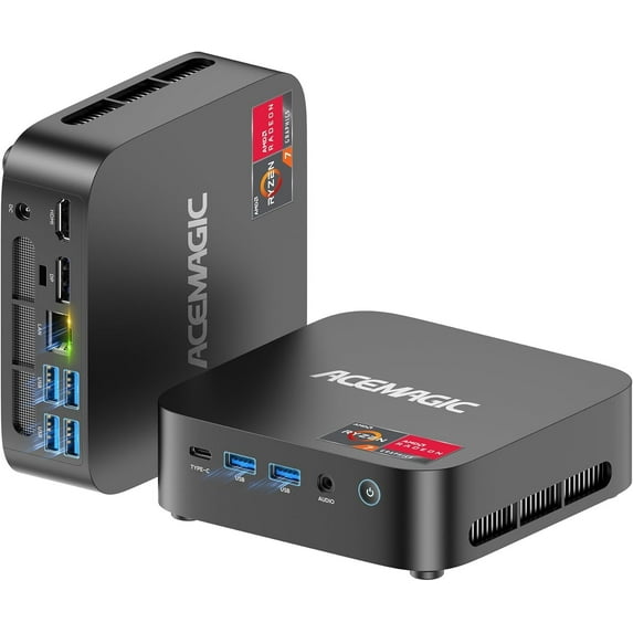 ACEMAGIC K1 Mini PC AMD Ryzen 5 7430U 16GB DDR4 RAM 512GB SSD Win11 ...
