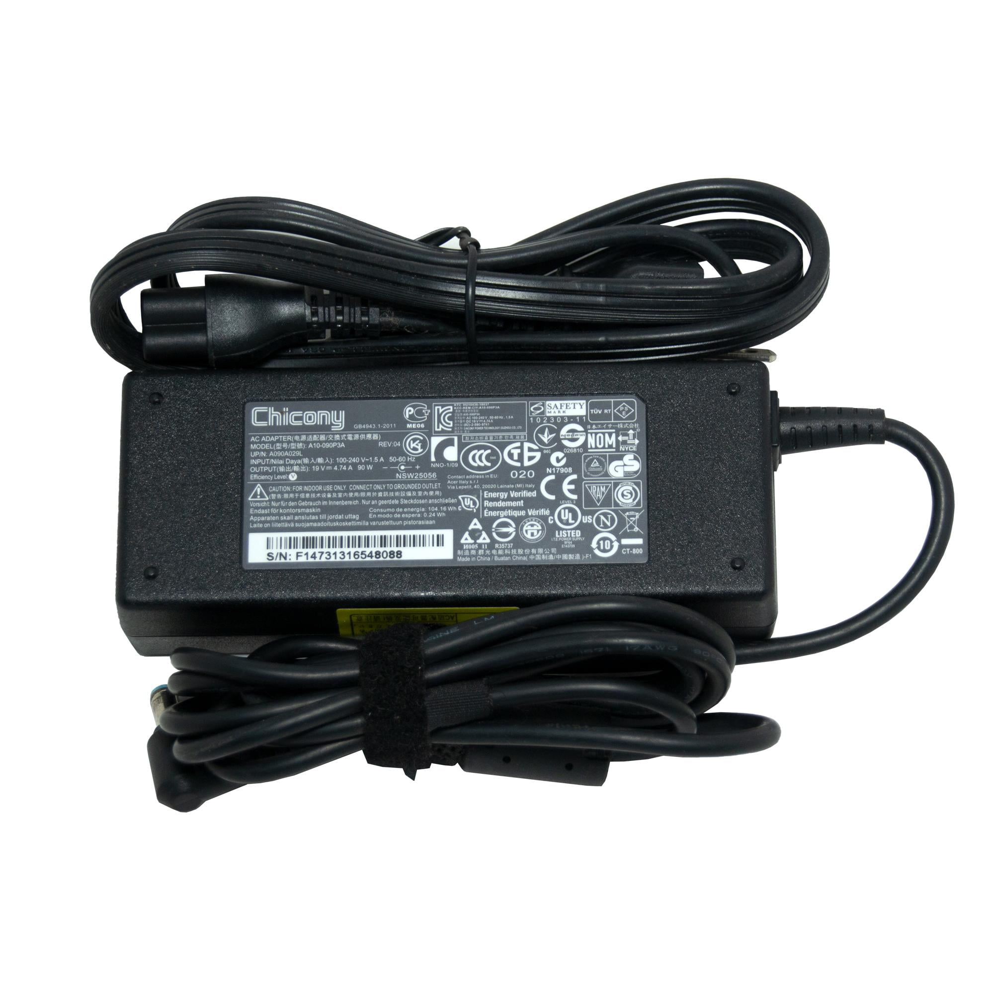 ACER MS2219 Aspire 4920 19V 4.74A 90W Laptop Charger AC Adapter ...