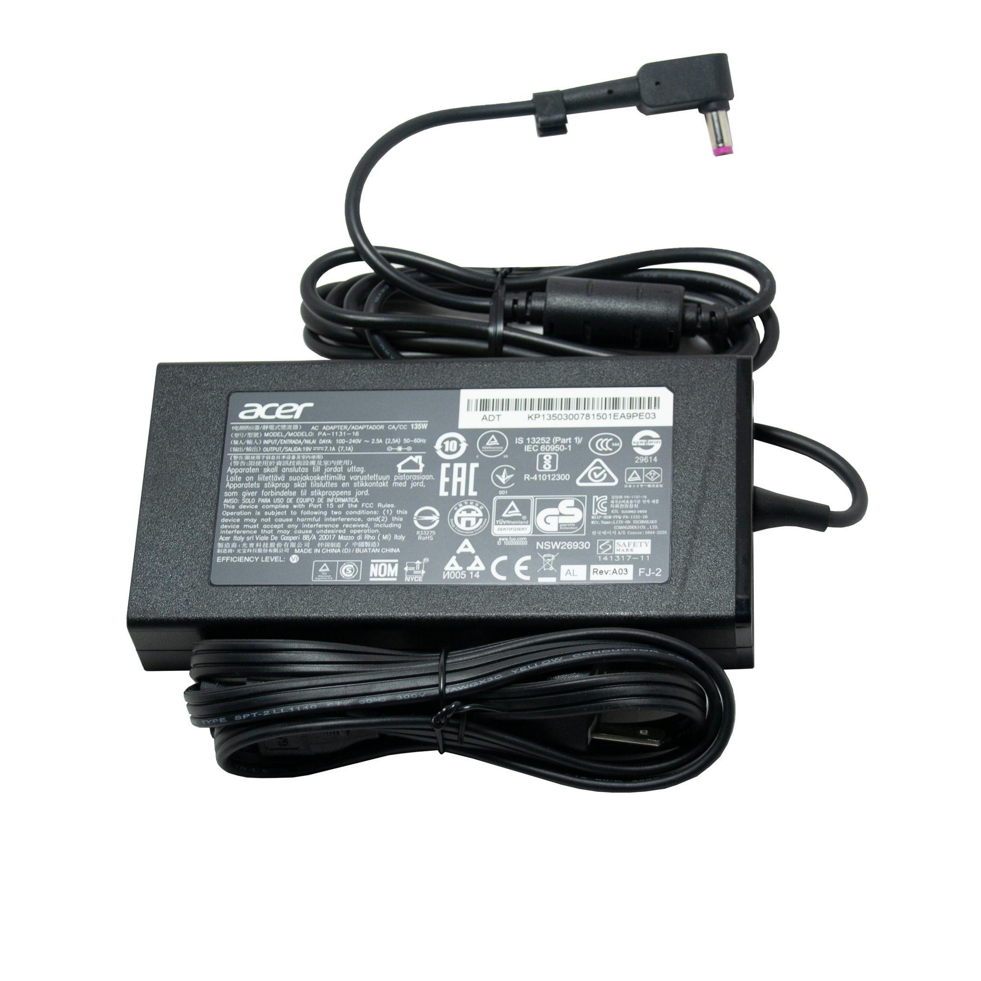 ACER N20C1 Nitro 5 AN515-44 135W Laptop Charger AC Adapter - Walmart.com