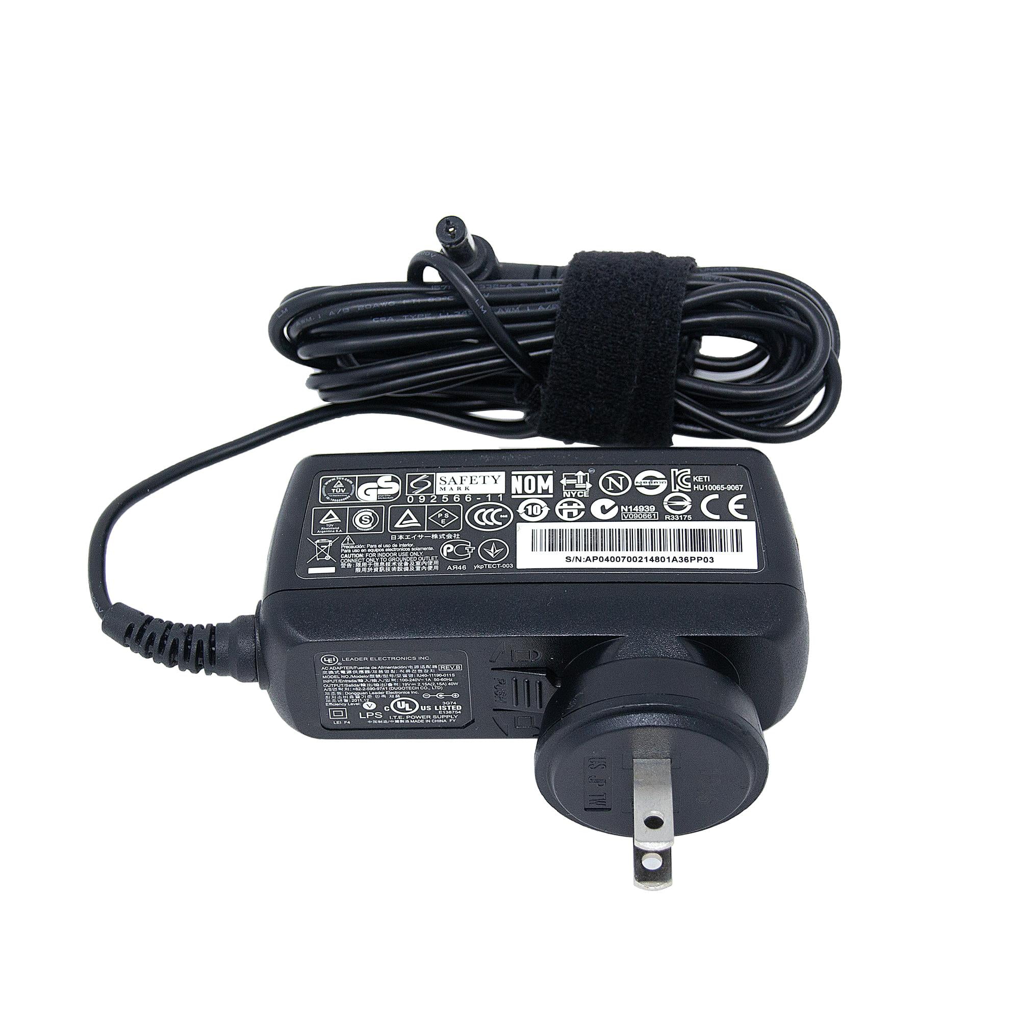 ACER Z5WAL Aspire E5-511 19V 2.15A 40W Laptop Charger AC Adapter ...