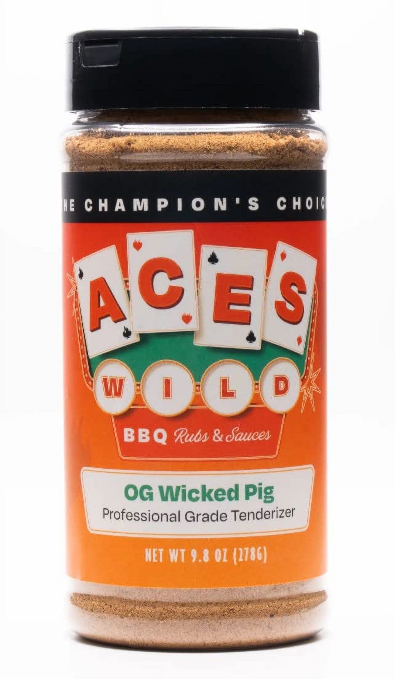 ACES WILD BBQ Rubs SAF21 and Sauces (OG Wicked Pig) - Walmart.com