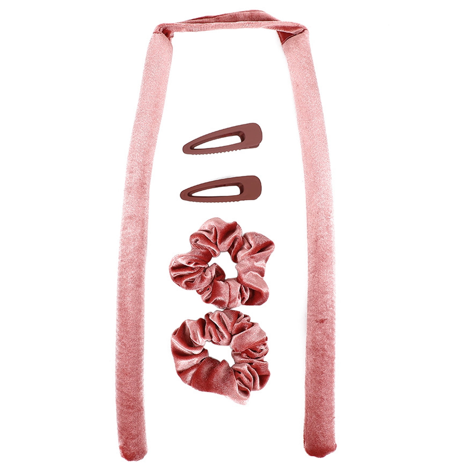 ACETEND Heatless Curling Rod Headband, Elastic Velvet Reusable Hair ...