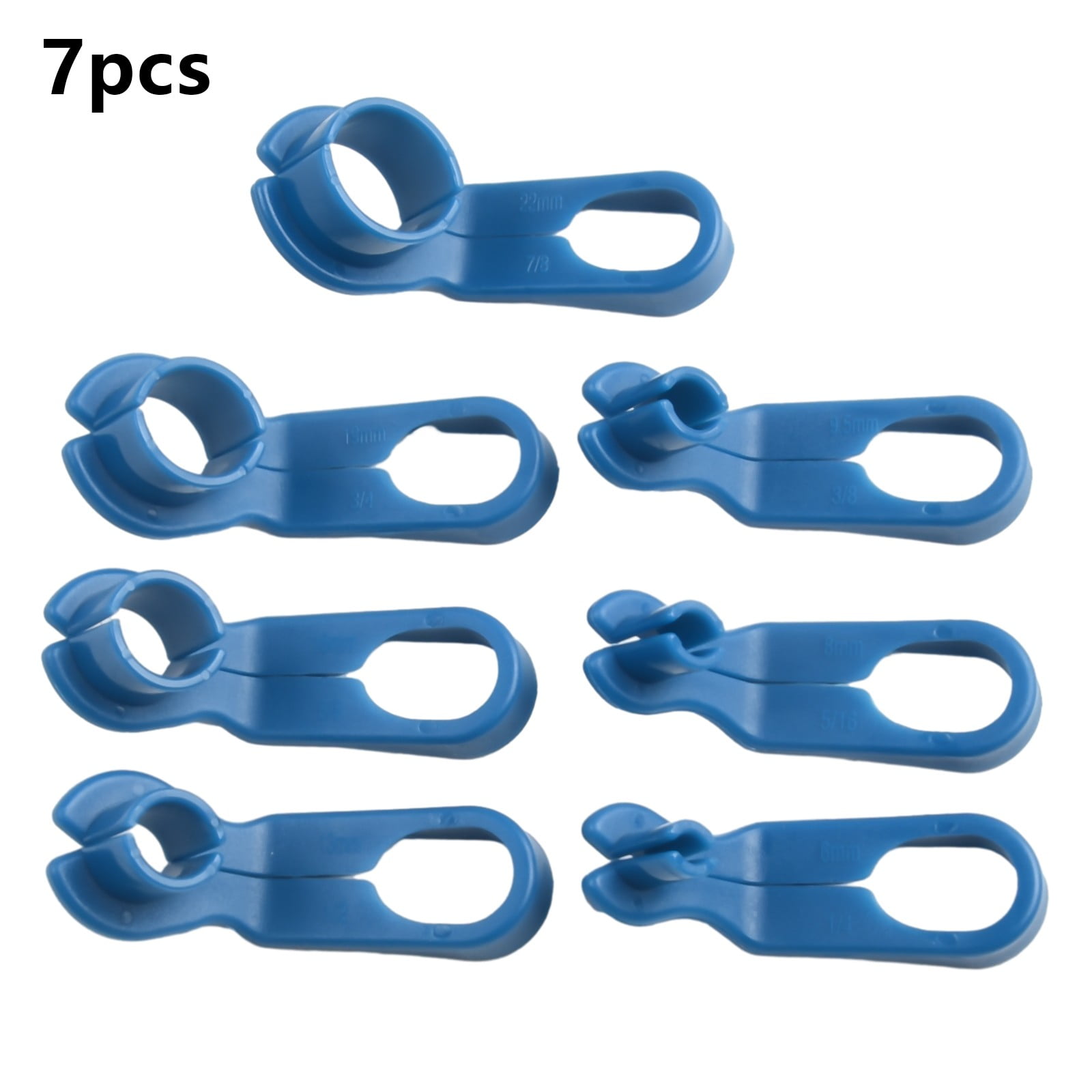 ACFuel Line Angled Disconnect Tool Set 7 Sizes Spring Lock Coupling ...