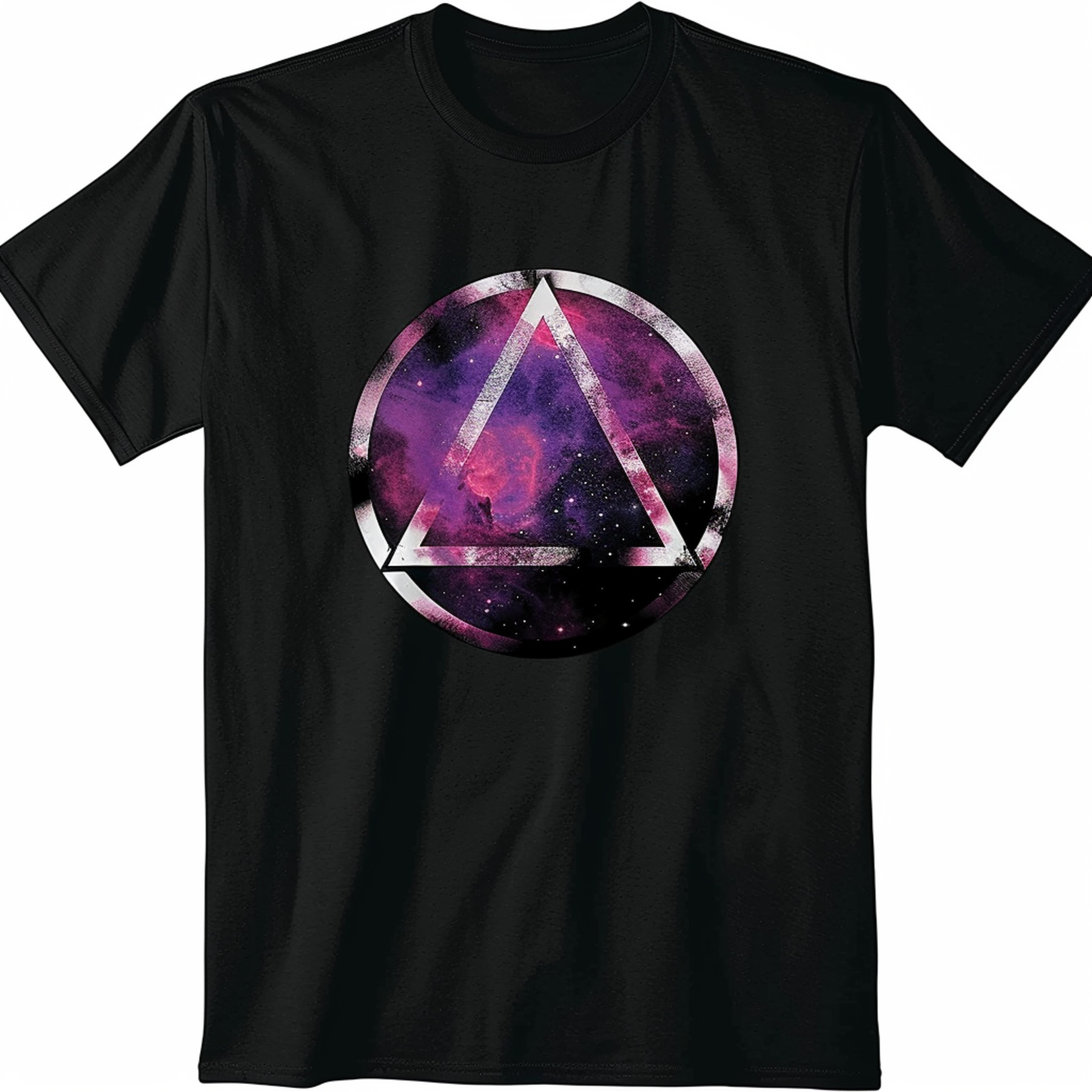 ACG Pointed Triangle T Shirt Minimalistic Design with Symbol on Solid ...