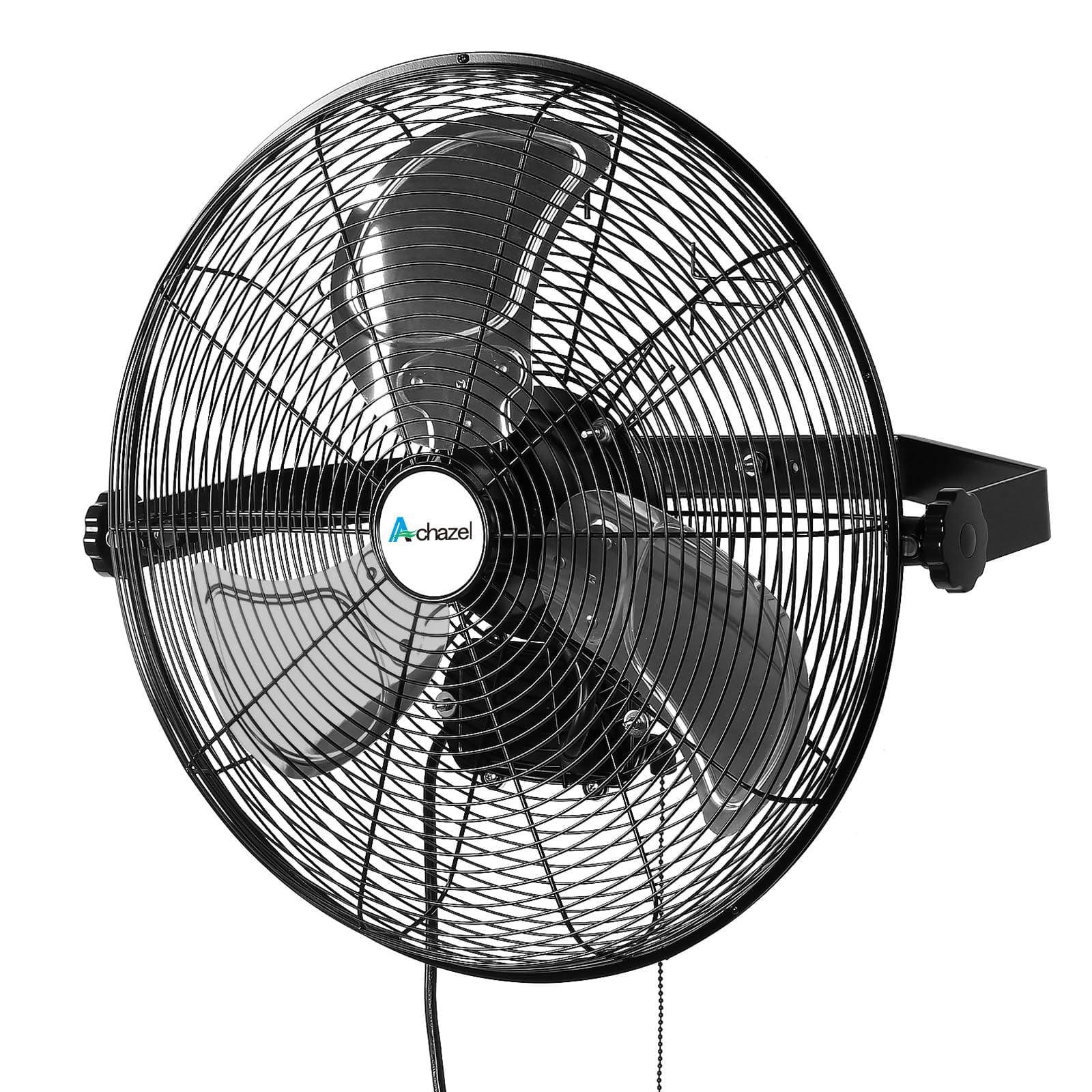 ACHAZEL 14 Inch Industrial Wall Mount Fan, 3-Speed 3000 CFM High ...