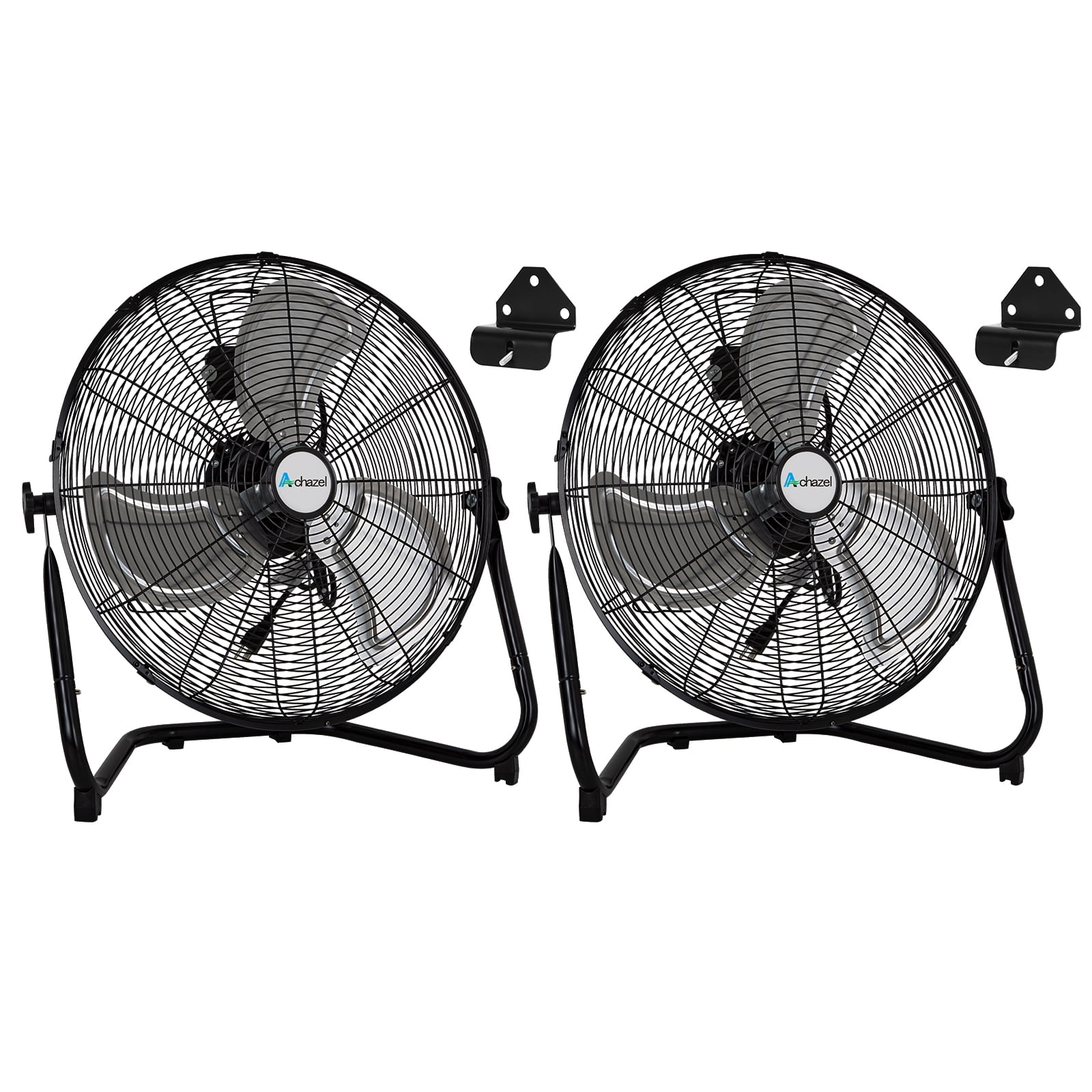 ACHAZEL 20 Inch Floor Fan Industrial High Velocity Utility Fan 2 in 1 ...