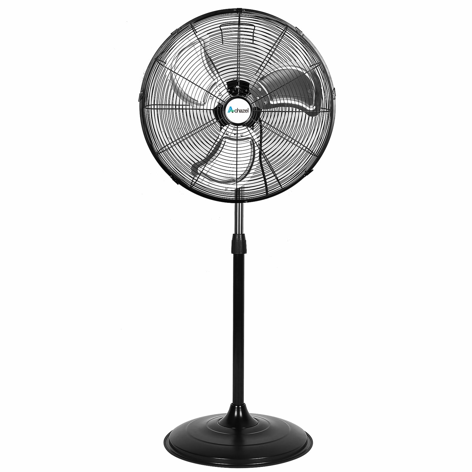 ACHAZEL High Velocity Pedestal Fan, 20 inch Heavy Duty Metal Standing ...