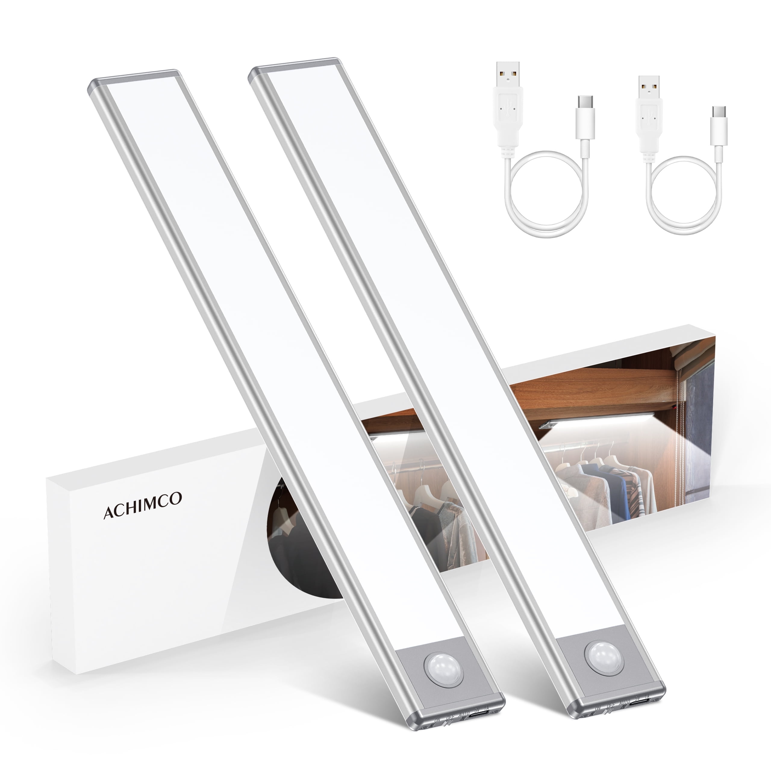 ACHIMCO Under Counter Lights for Kitchen: Under Cabinet Lights 30-LED ...