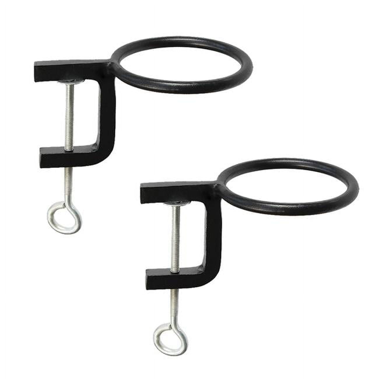 ACHLA Designs SFR-04C-2 4 in. Clamp-on Flower Pot Ring, Black - Pack of ...