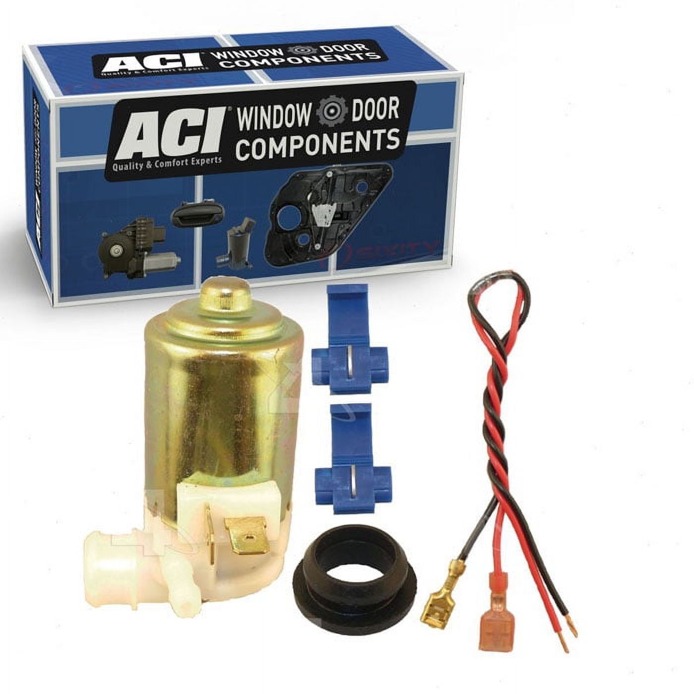 ACI Front Windshield Washer Pump compatible with Nissan 300ZX 1984-1994 ...