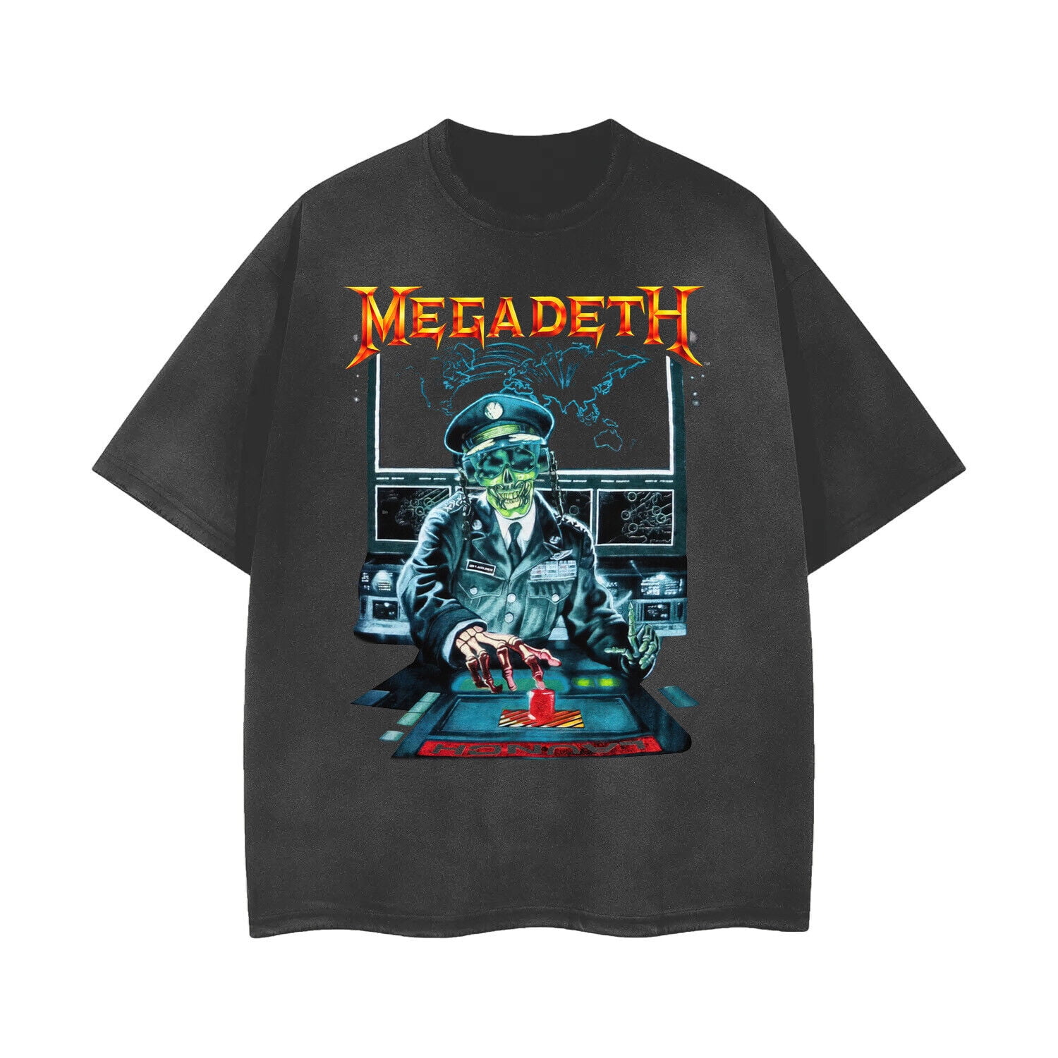 [ACID WASHED RIPPED] Distressed Vintage Feel - Rock Band T-Shirt Unisex ...