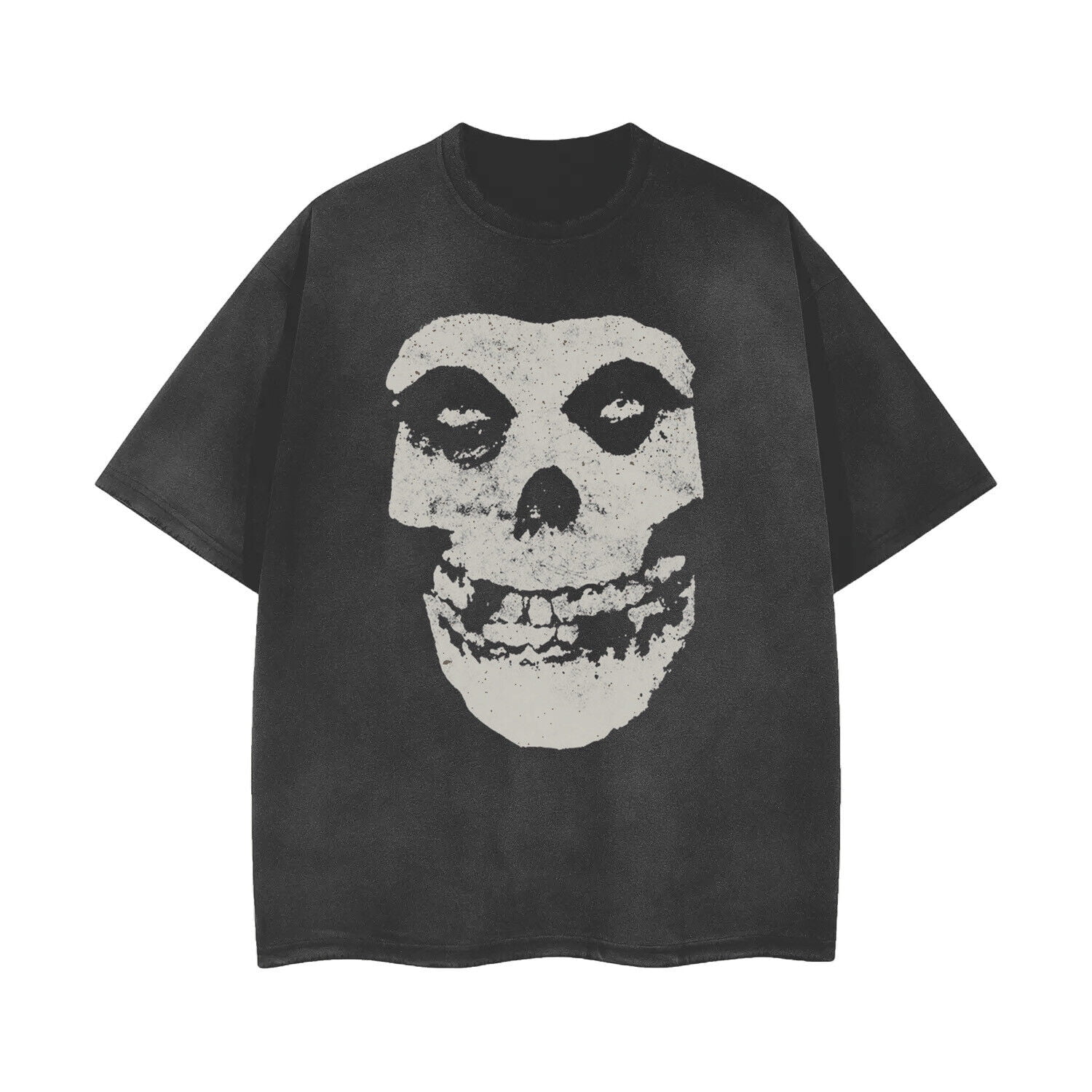 [ACID WASHED RIPPED] Misfits Distressed Distressed Vintage Feel T-Shirt ...