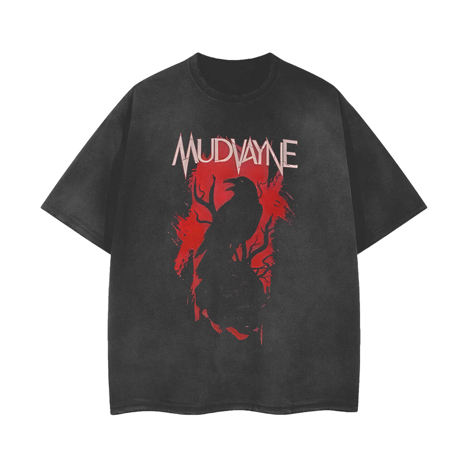 [ACID WASHED RIPPED] Mudvayne Distressed Vintage Feel T-Shirt Unisex ...