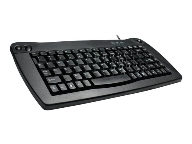 Adesso Mini ACK-5010PB - Keyboard - PS/2 - black - Walmart.com