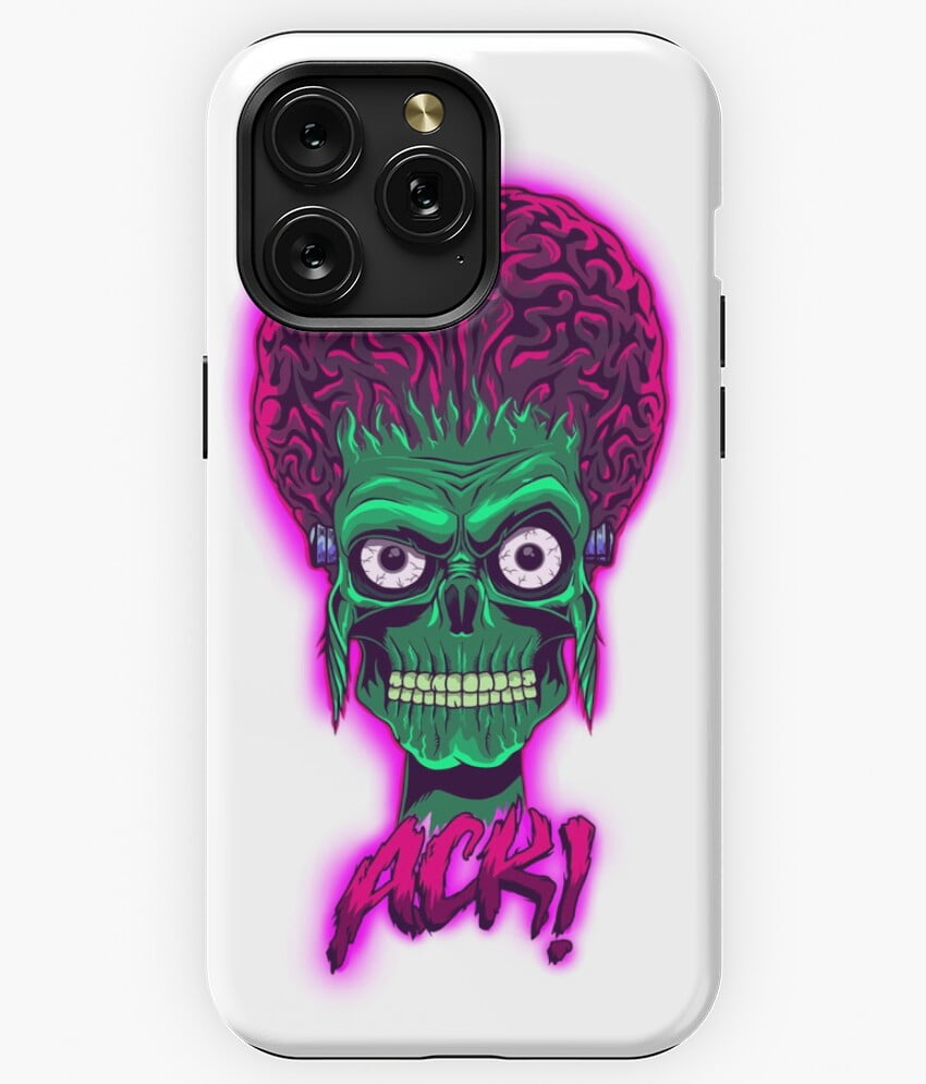 ACK! Mars Attacks! Funny Sci-Fi Alien Catchphrase A5781 Phone Case for ...