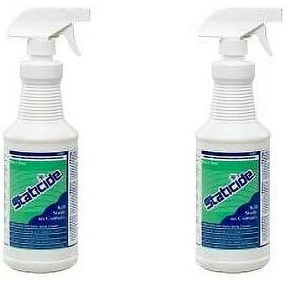 ACL Staticide 2005 Regular Heavy Duty Topical Anti-Stat, 1 qt Trigger Sprayer Bottle (2-(Pack ...