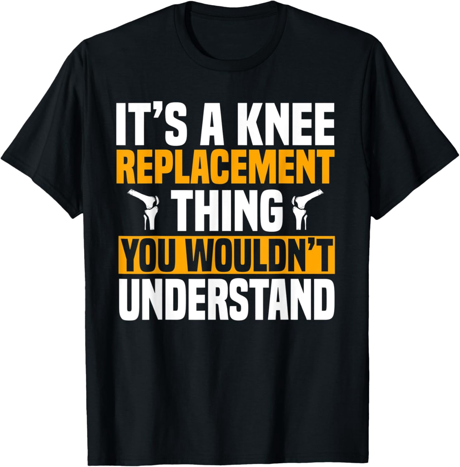 ACL Surgery Knee Replacement Reconstruction Patient T-Shirt100% cotton ...