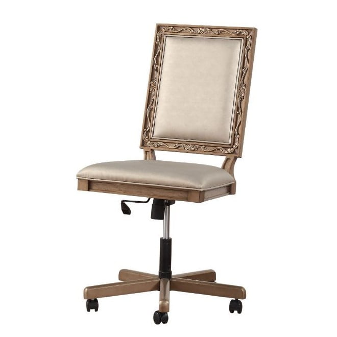 ACM-91437 - ACME Orianne Executive Office Chair, Champagne PU & Antique ...