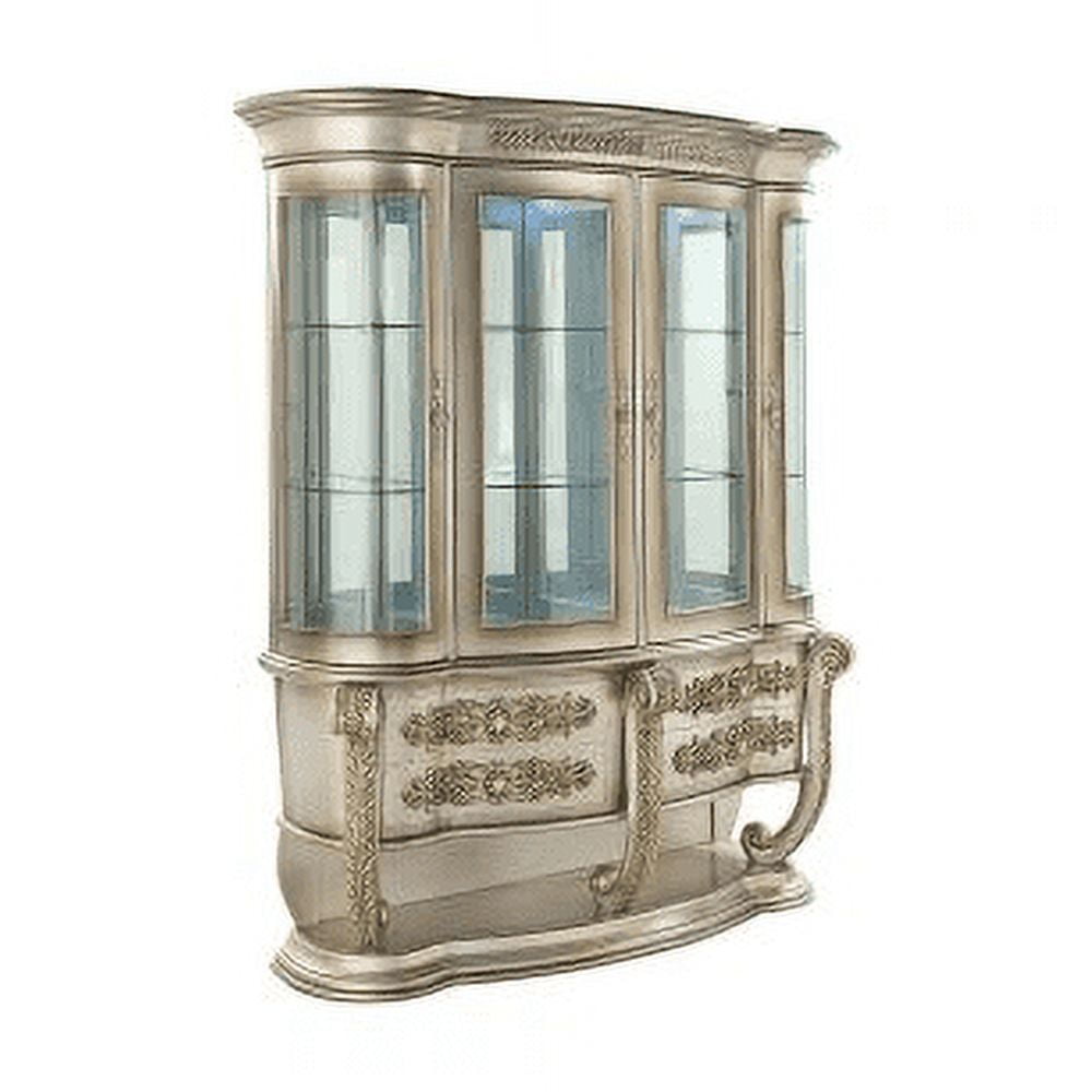 ACM-DN01200 - ACME Danae Curio , Champagne & Gold Finish - Walmart.com