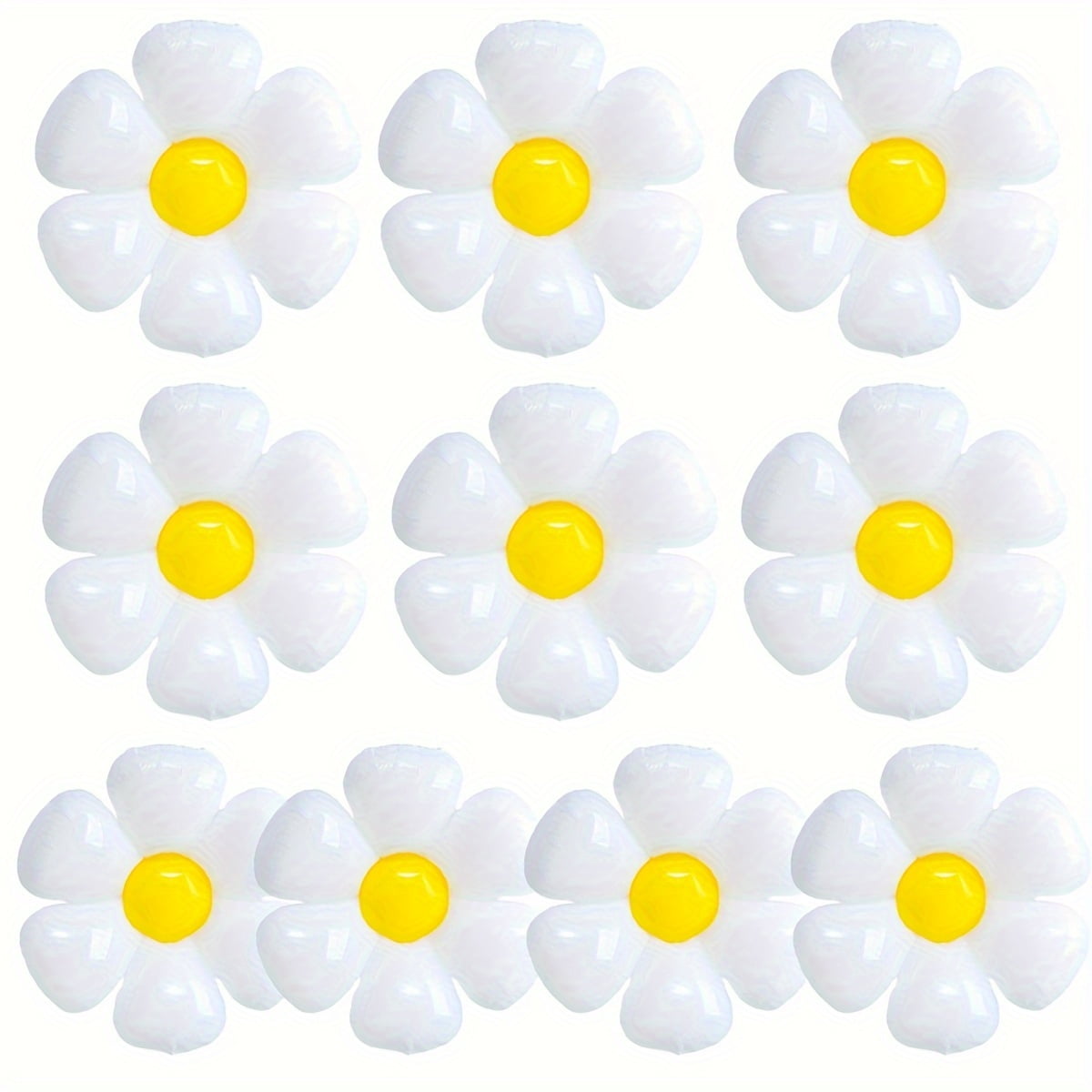 ACMDL 10pcs Groovy Daisy Balloons (19”) Daisy Foil Balloons Daisy ...