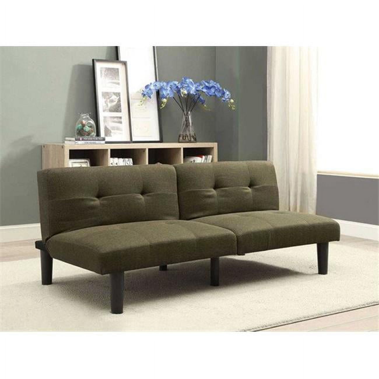 ACME 57015 Astra Adjustable Sofa, Dark Olive Linen - Walmart.com