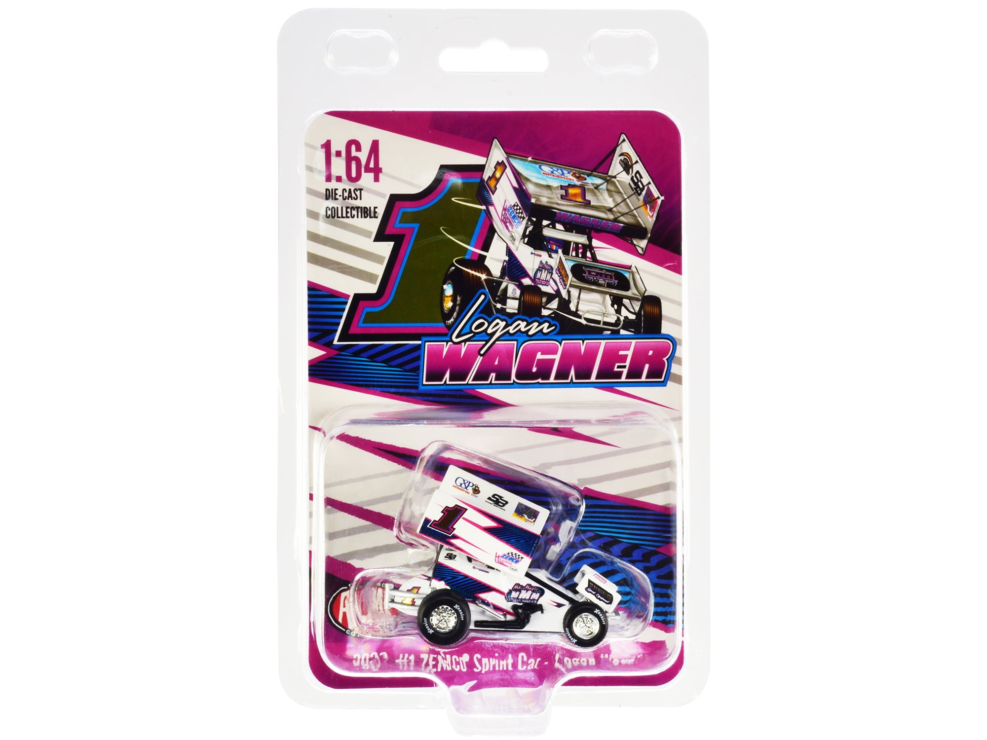 ACME A6422017 Winged Sprint Car No.1 Logan Wagner ZEMCO Mac Magee ...