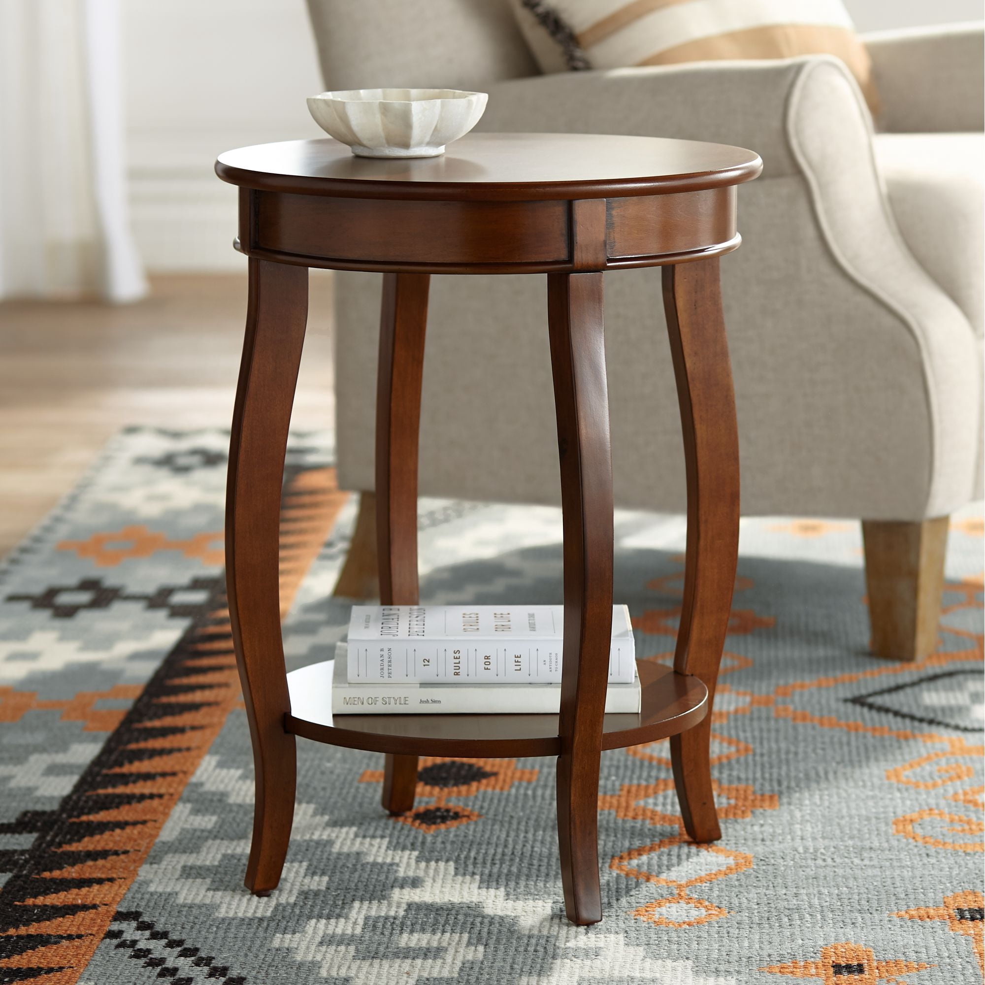 ACME Aberta End Table in Walnut - Walmart.com
