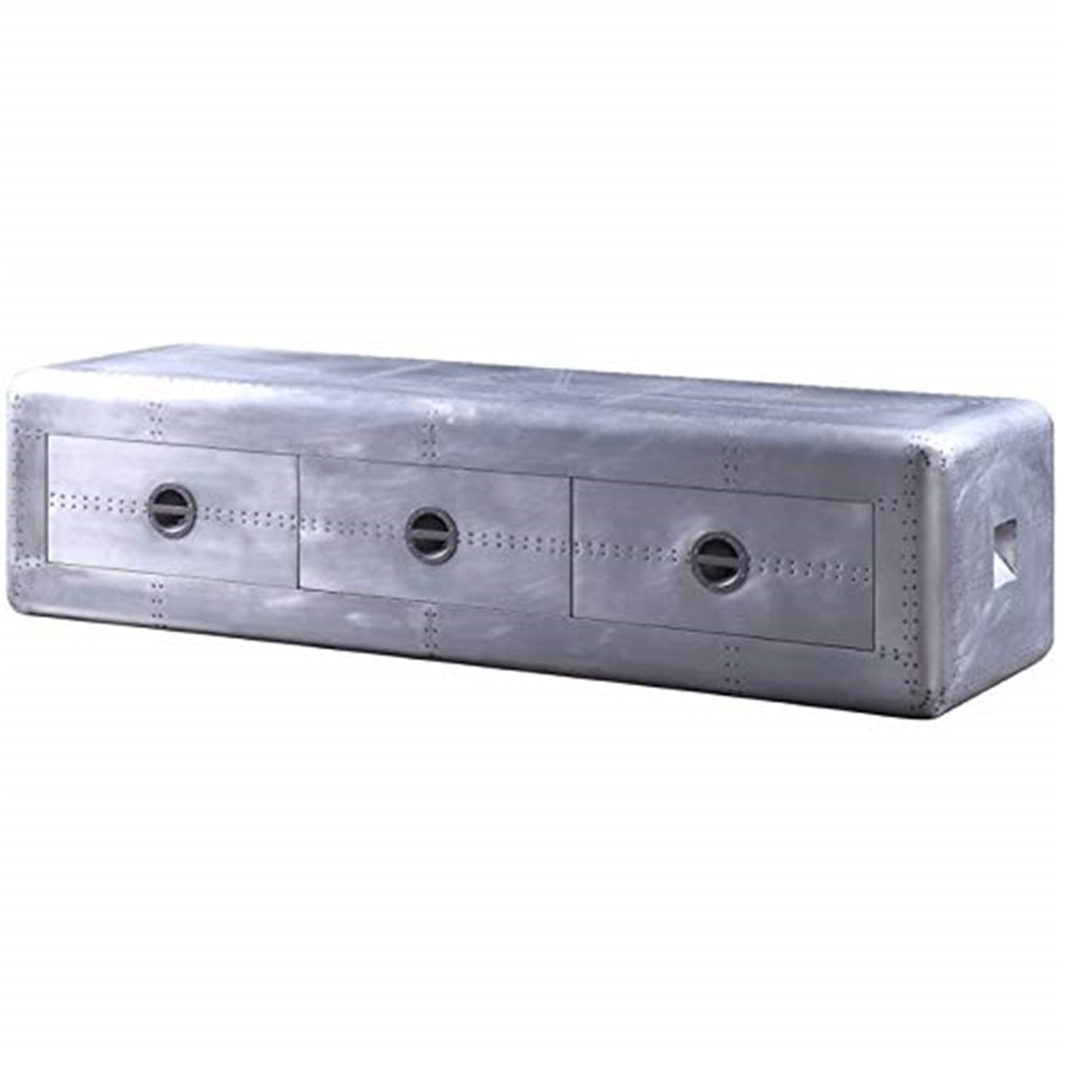 ACME Brancaster TV Stand, Aluminum - Walmart.com