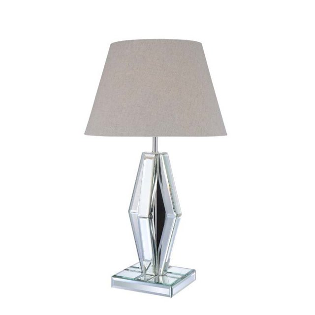 ACME Brook Mirrored and Chrome Table Lamp with LED Light Bulb - Walmart.com
