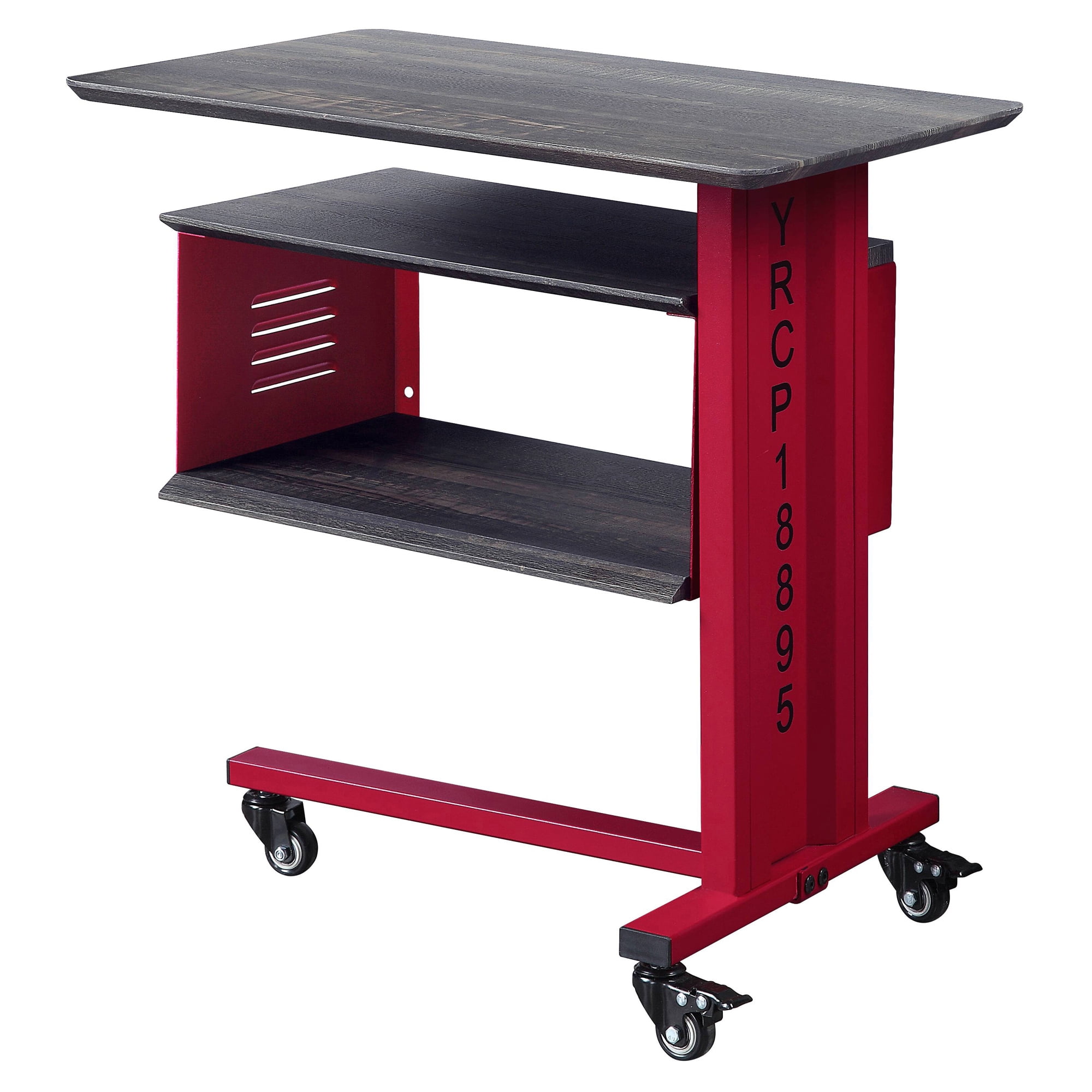 ACME Cargo Rectangular Accent Table with Wall Shelf - Walmart.com