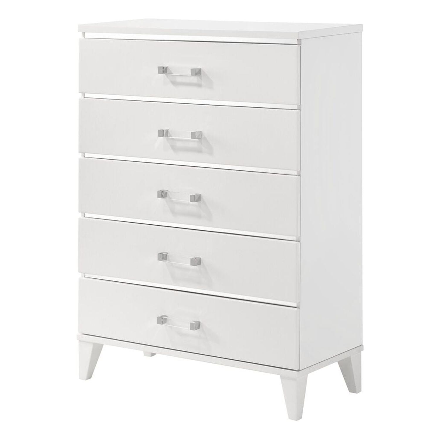 ACME Chelsie Chest in White - Walmart.com