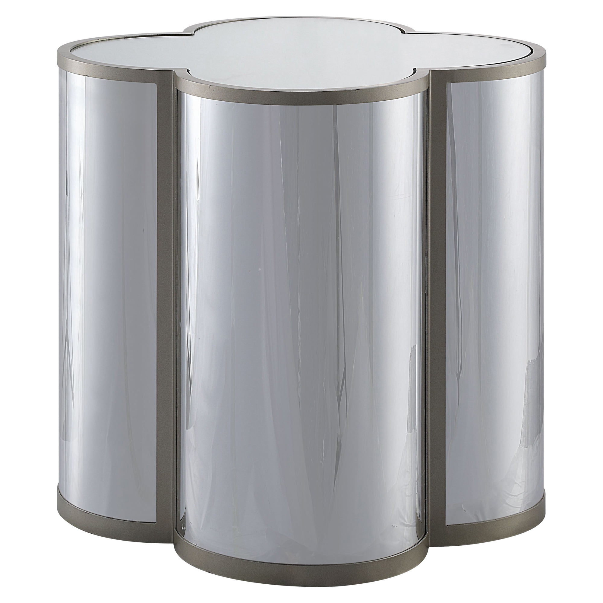 ACME Clover End Table in Silver and Champagne - Walmart.com