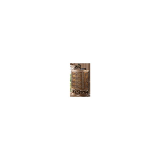 ACME Constantine Chest, Brown & Gold Finish - Walmart Business Supplies