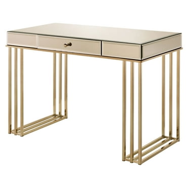 ACME Wyanie Desk in Walnut - Walmart.com