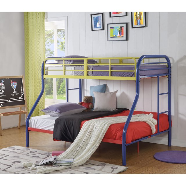 ACME Eclipse Twin/Full Bunk Bed, Rainbow - Walmart.com