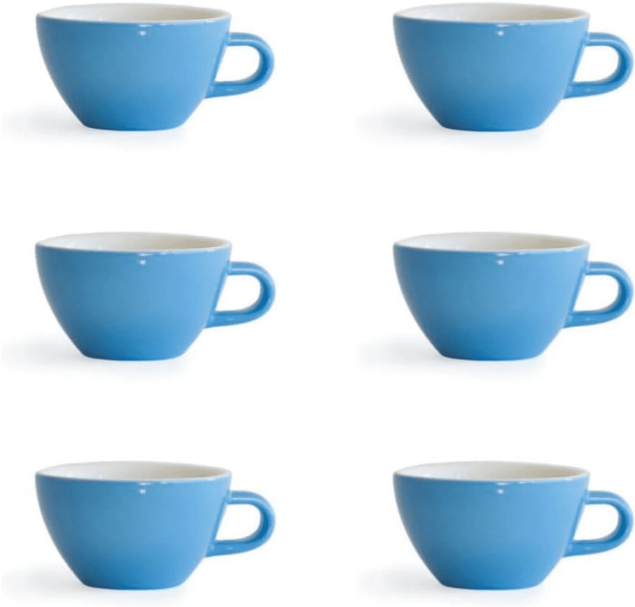 ACME Espresso Cappuccino Cup (190ml/6.43oz) | Kokako Blue | 6-Pack ...
