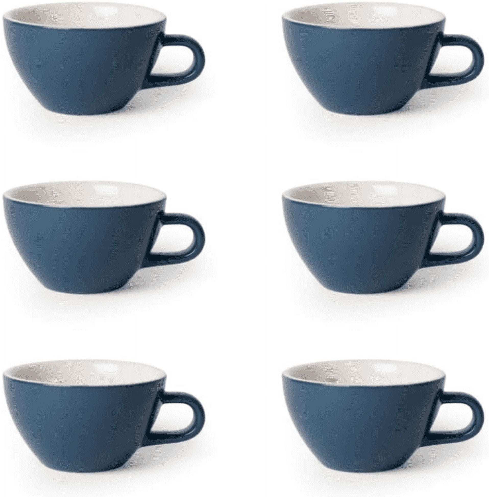 ACME Espresso Cappuccino Cup (190ml/6.43oz) | Whale Navy | 6-Pack ...