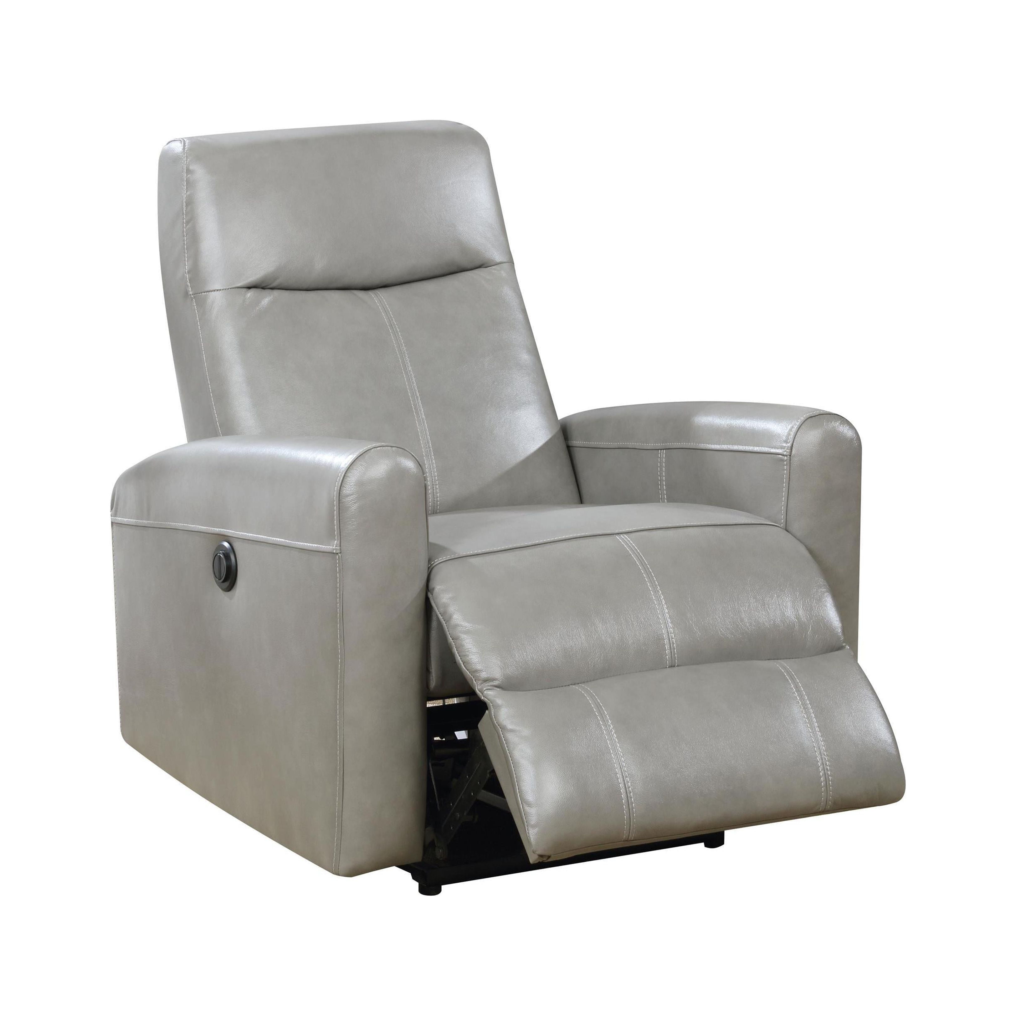 Acme Blane Power Motion Recliner in Gray Finish 59688 - Walmart.com