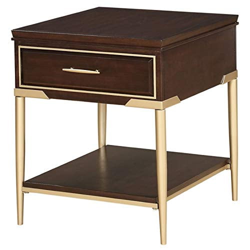 ACME Furniture Eschenbach End Table, Cherry - Walmart.com