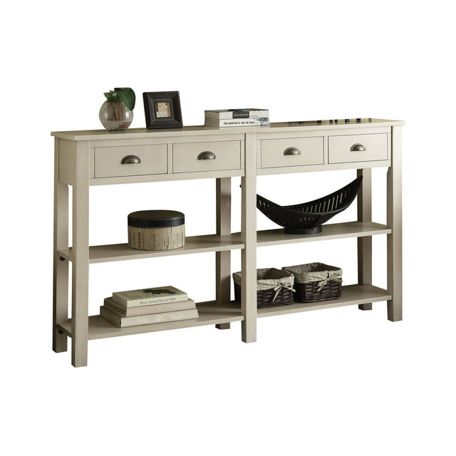ACME Galileo Storage Console Table in Cream - Walmart.com