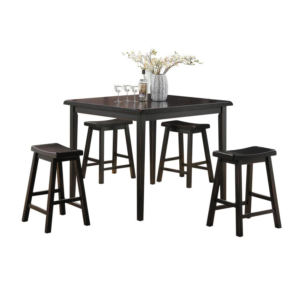 ACME Gaucho 5-Piece Counter-Height Dining Set, Multiple Colors ...