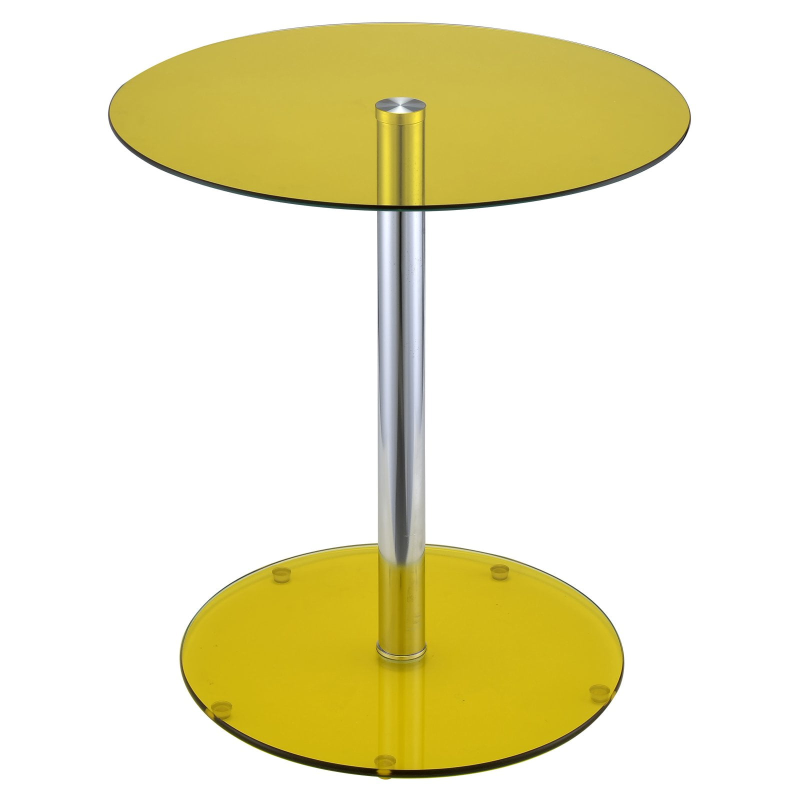 Acme Furniture Halley Multicolor Glass Side Table - Walmart.com
