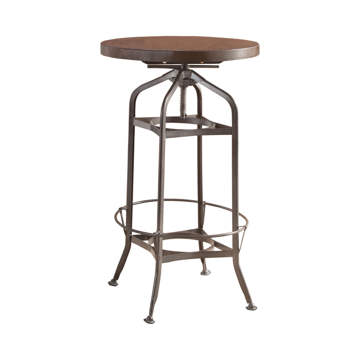 ACME Kaeso Bar Table, Walnut & Gunmetal (Chairs Separately) - Walmart.com