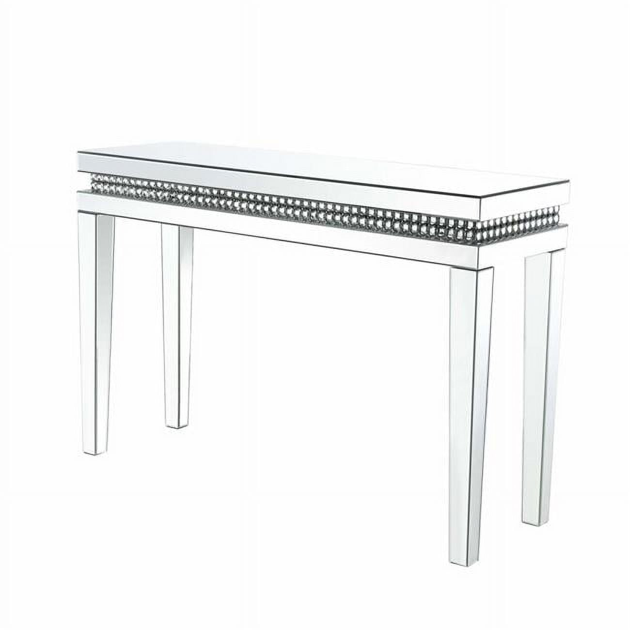 Sofa Table, Mirrored & Faux Crystals Inlay - Walmart.com